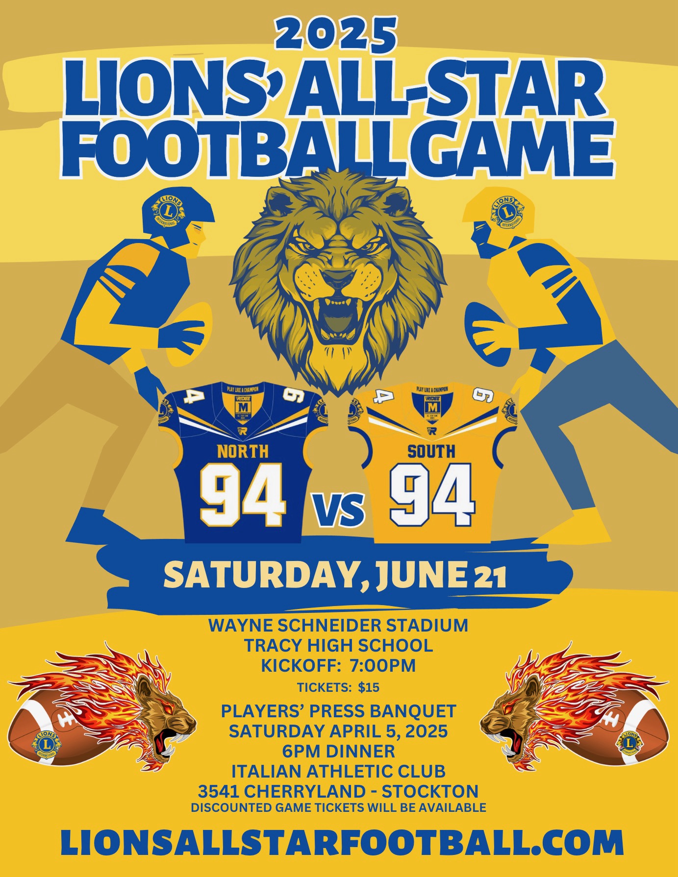 All Star Football – District 4-A1 Lions